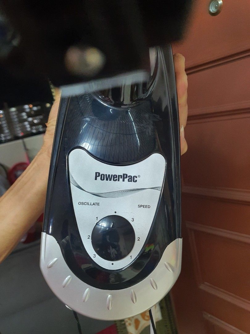 Powerpac Wall Fan, Furniture & Home Living, Lighting & Fans, Fans on ...