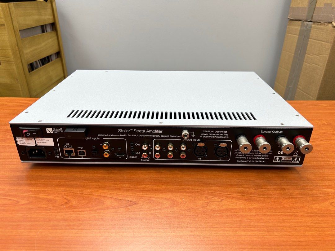 PS Audio Stellar Strata Integrated Amplifier with Streamer, Audio ...