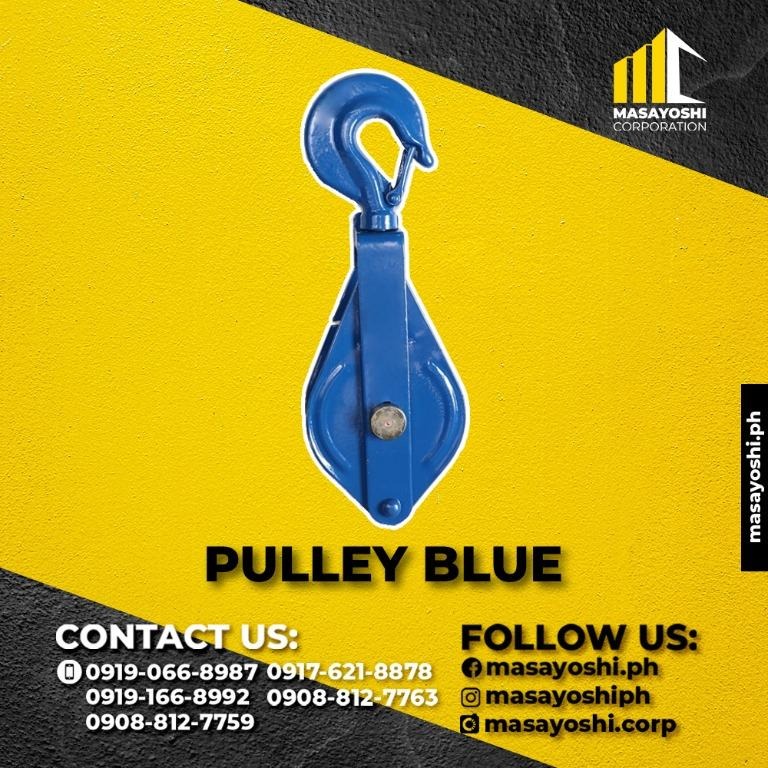 Pulley Blue | Lifting Equipment | Pulley | Lifting Blue, Commercial ...
