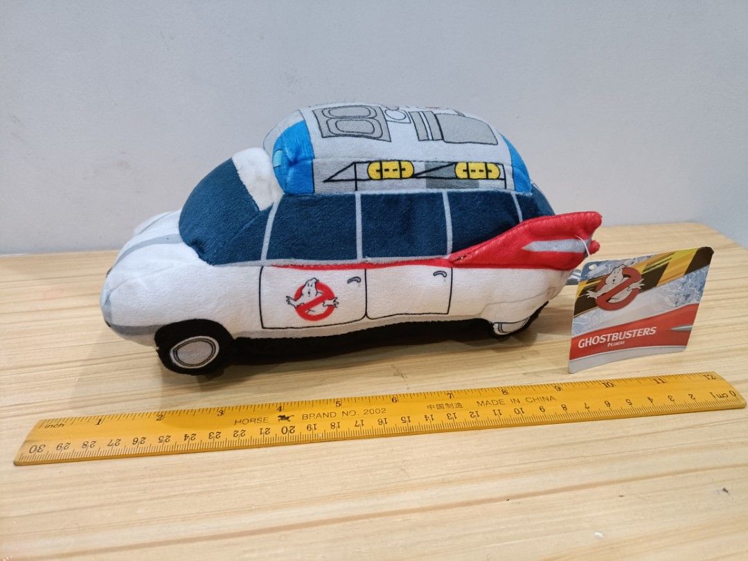 Rare Ghost Buster Marshmallow Man and Car Plush Toy, Hobbies & Toys ...