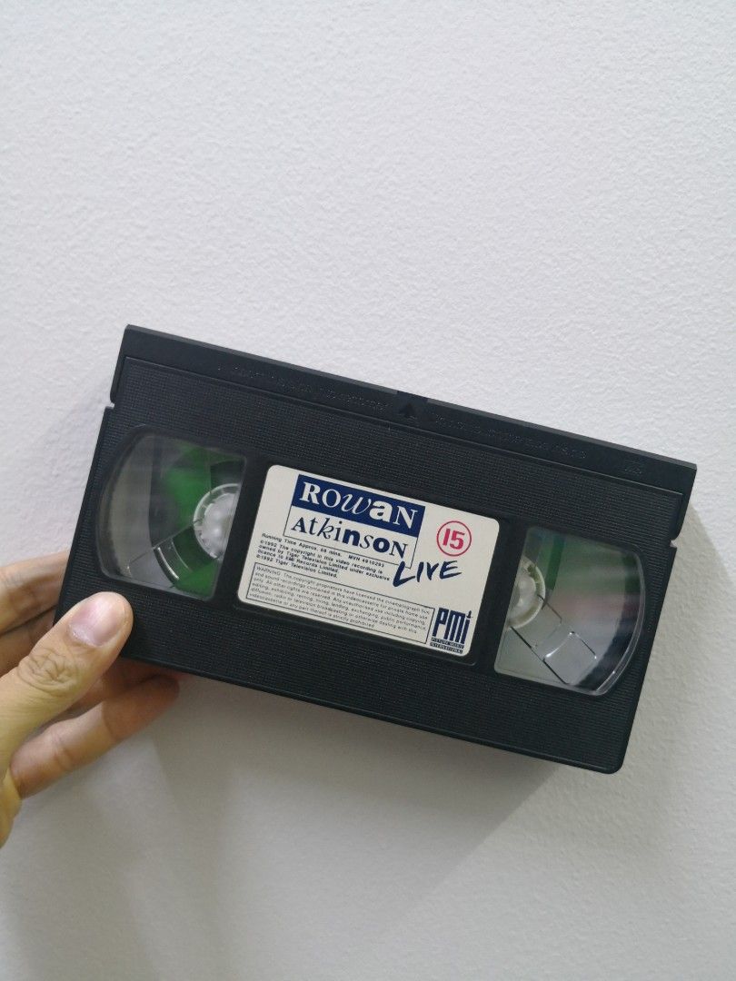 Rare Rowan Atkinson Live Vhs Tape Comedy 1992 Classic Black Adder Mr ...