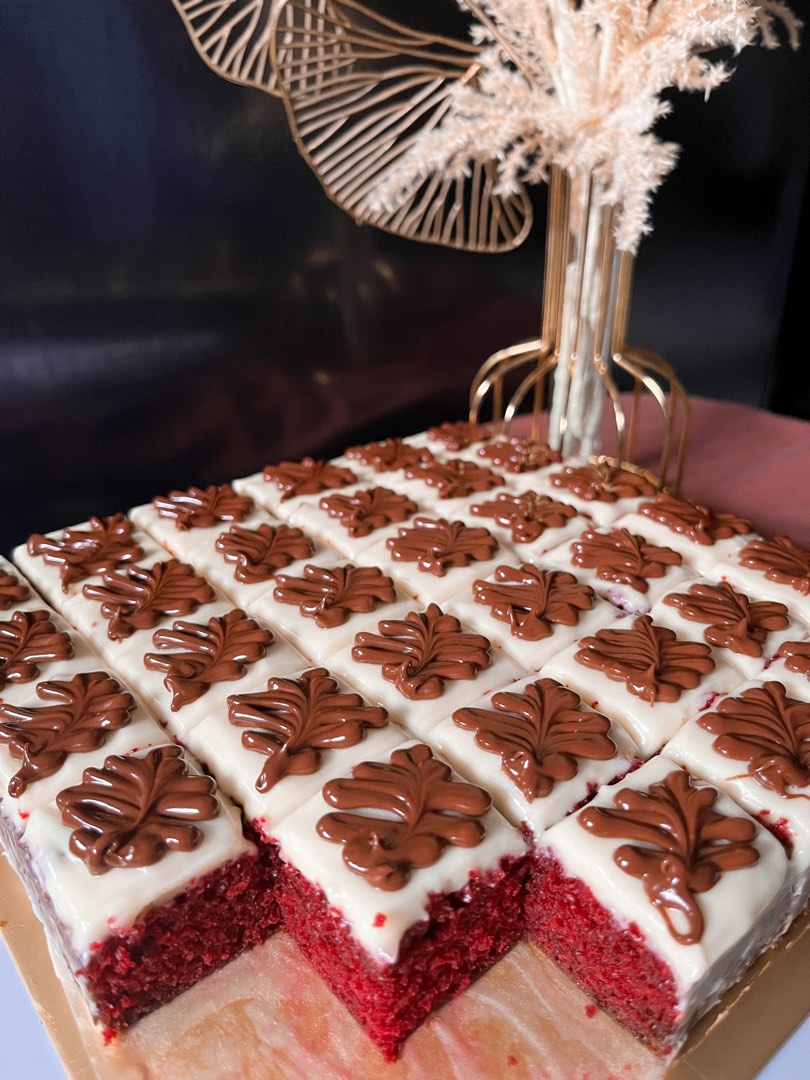 Red velvet bites, Food & Drinks, Homemade Bakes on Carousell
