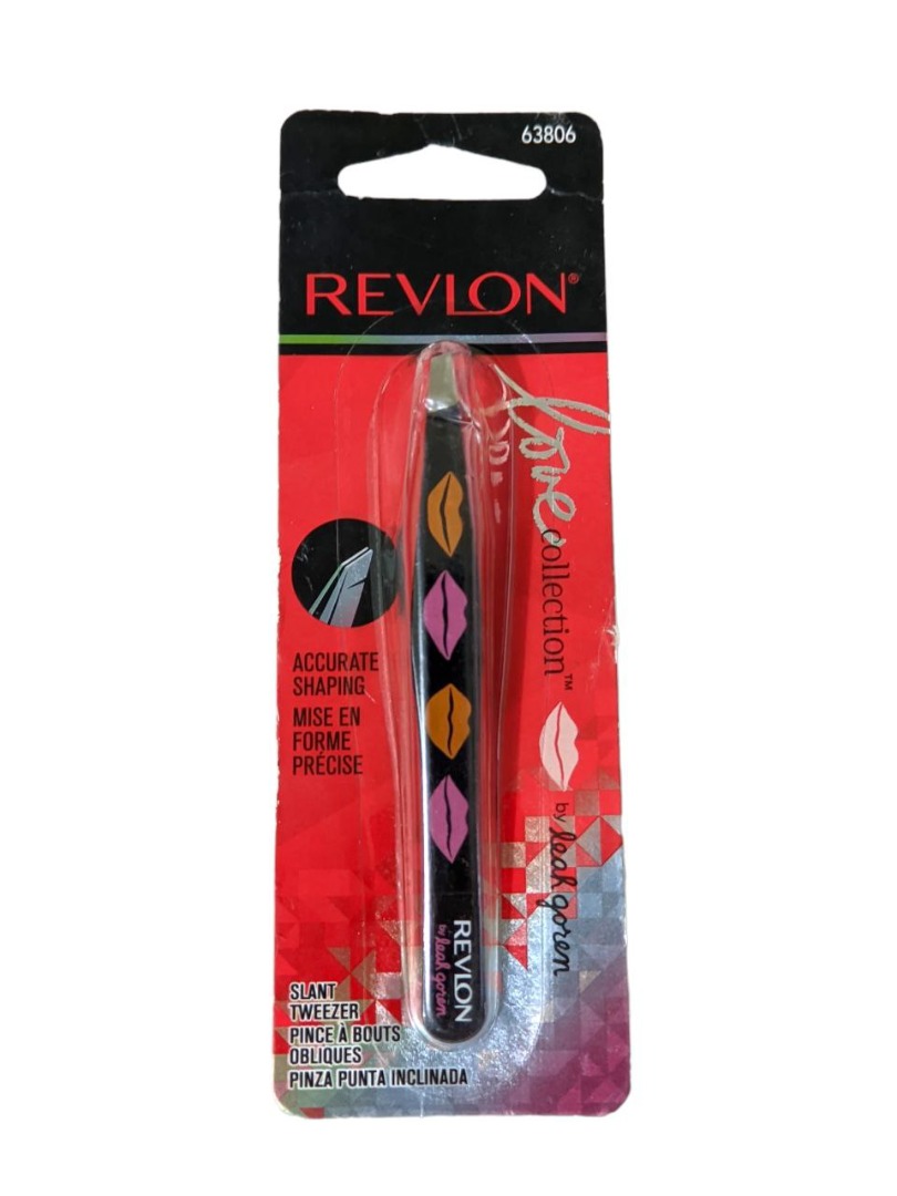 Revlon Love Collection by Leah Goren Slant Tweezer, Beauty & Personal ...