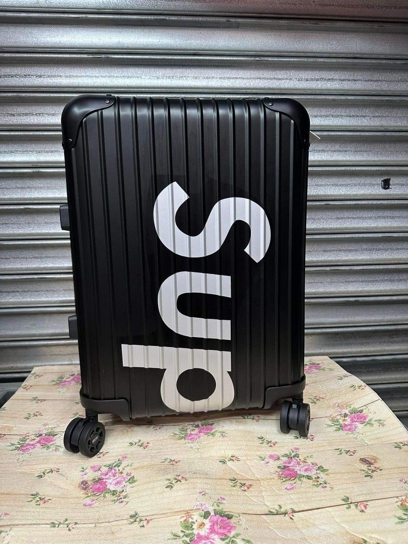 Rimowa x Supreme Aluminum luggage hand carry check in, Luxury, Bags ...