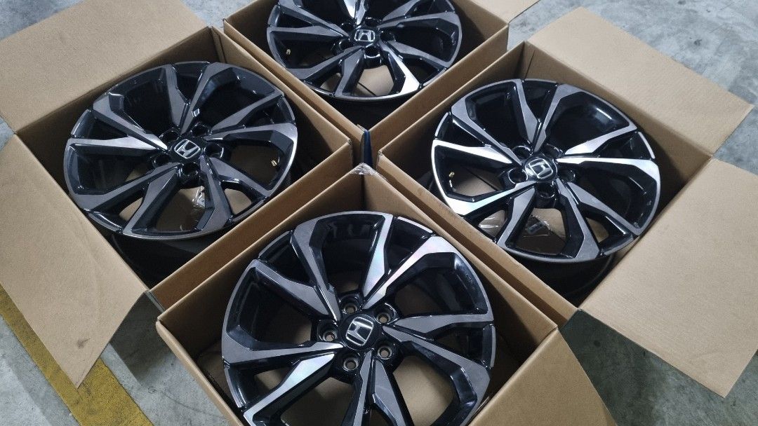 Rims: Original Honda Civic FC ztC-P Rims, Auto Accessories on Carousell