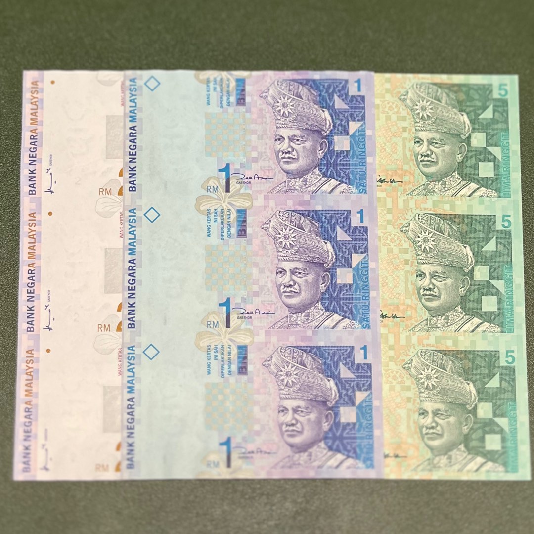 Ringgit Uncut, Hobbies & Toys, Memorabilia & Collectibles, Currency on ...