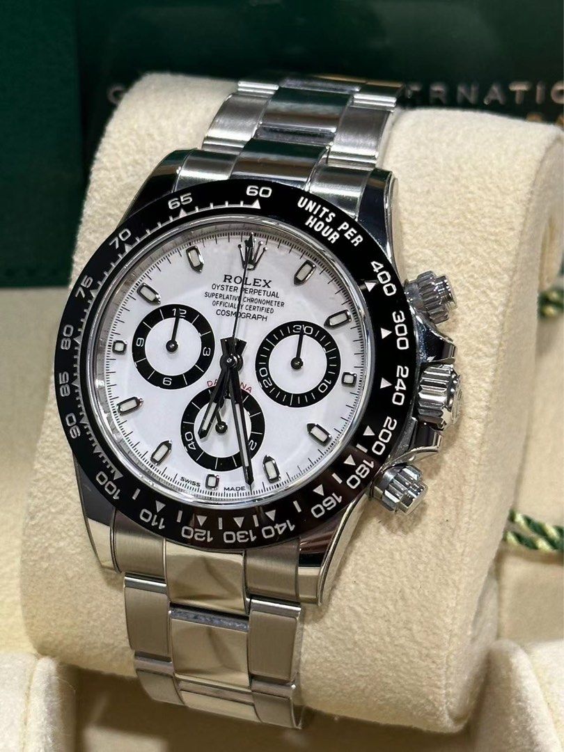 Rolex Daytona White Panda, Luxury, Watches on Carousell