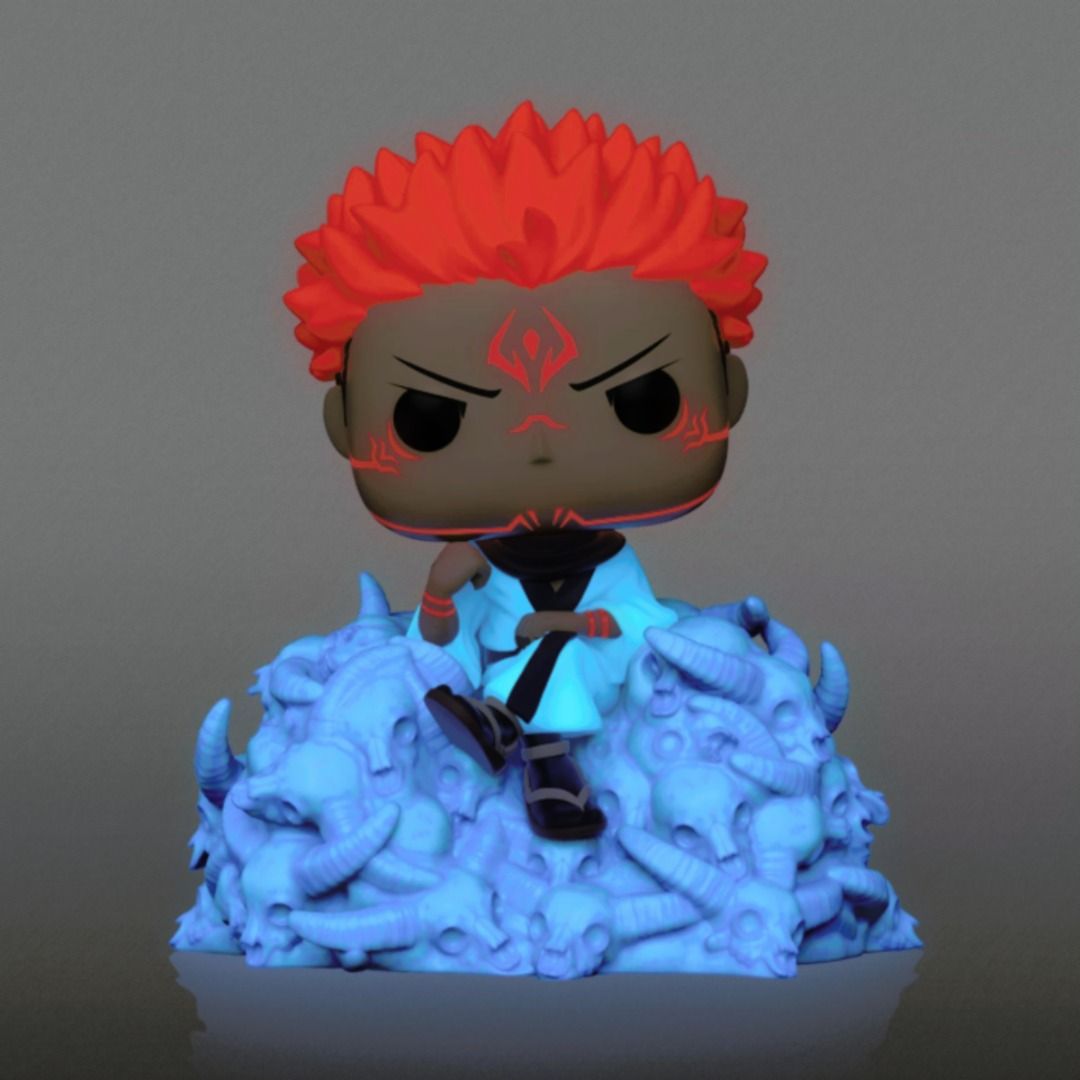 Ryomen Sukuna Glow in the Dark Deluxe Funko Pop! Vinyl Figure (Jujutsu ...