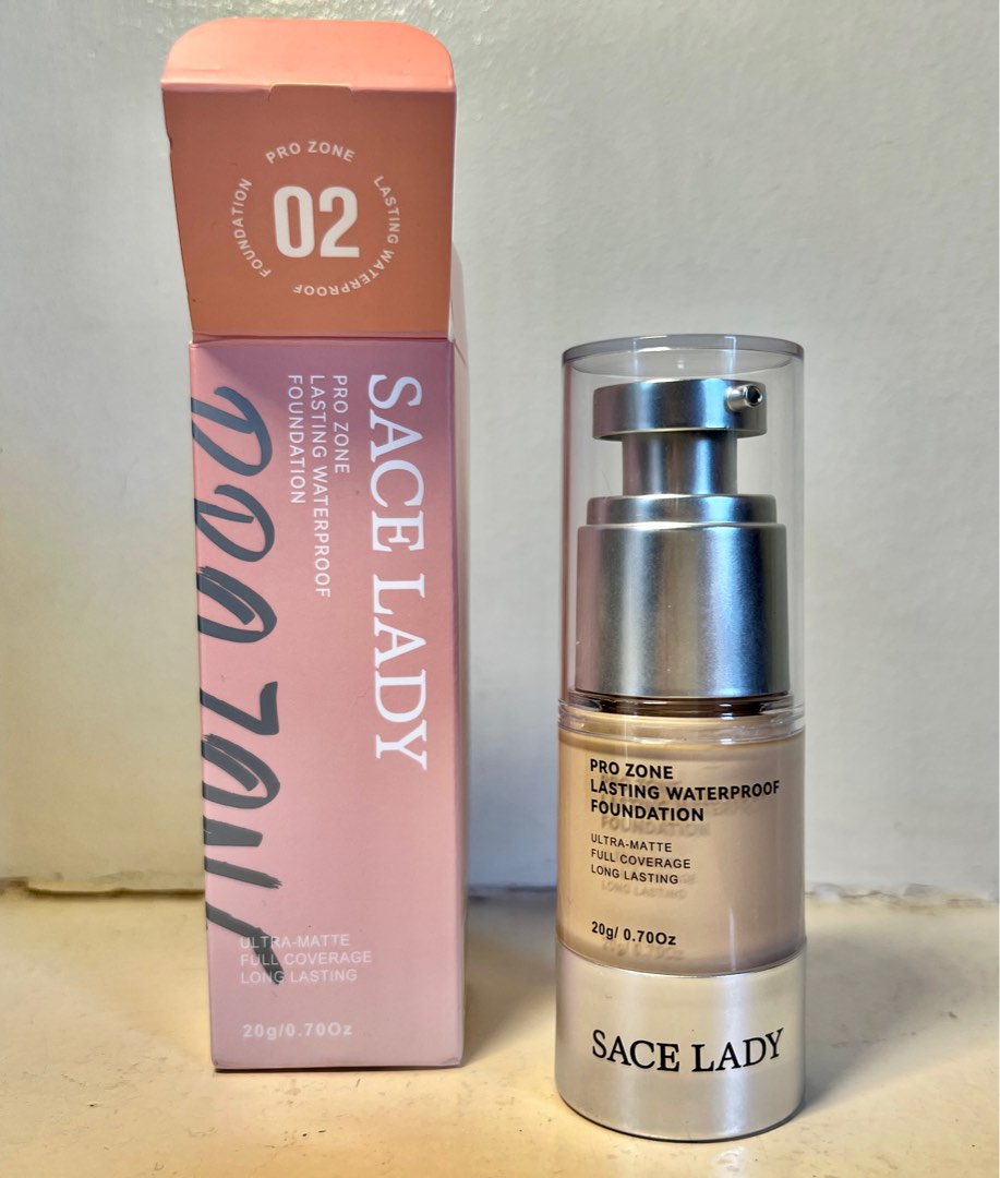 SACE LADY Oil-control Liquid Foundation Full Coverage Concealer 24H ...