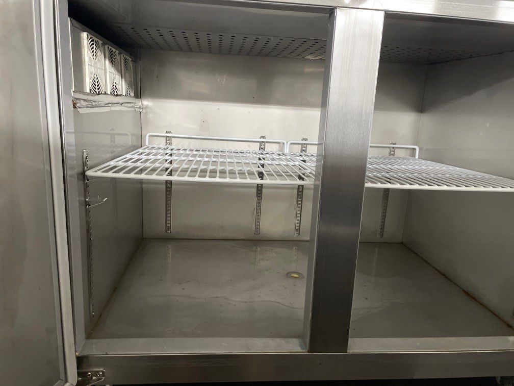 Salad top 2 door counter chiller / topping counter chiller / display ...