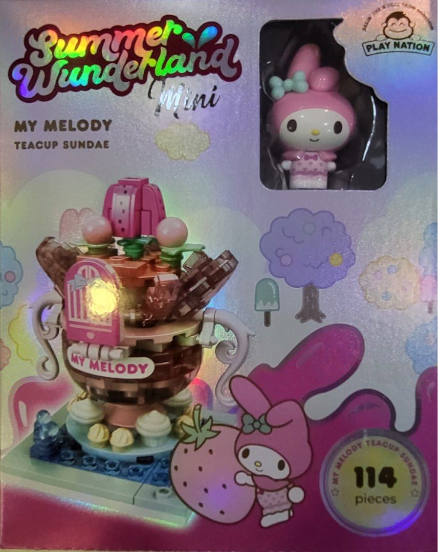 Sanrio Block, Hobbies & Toys, Toys & Games on Carousell