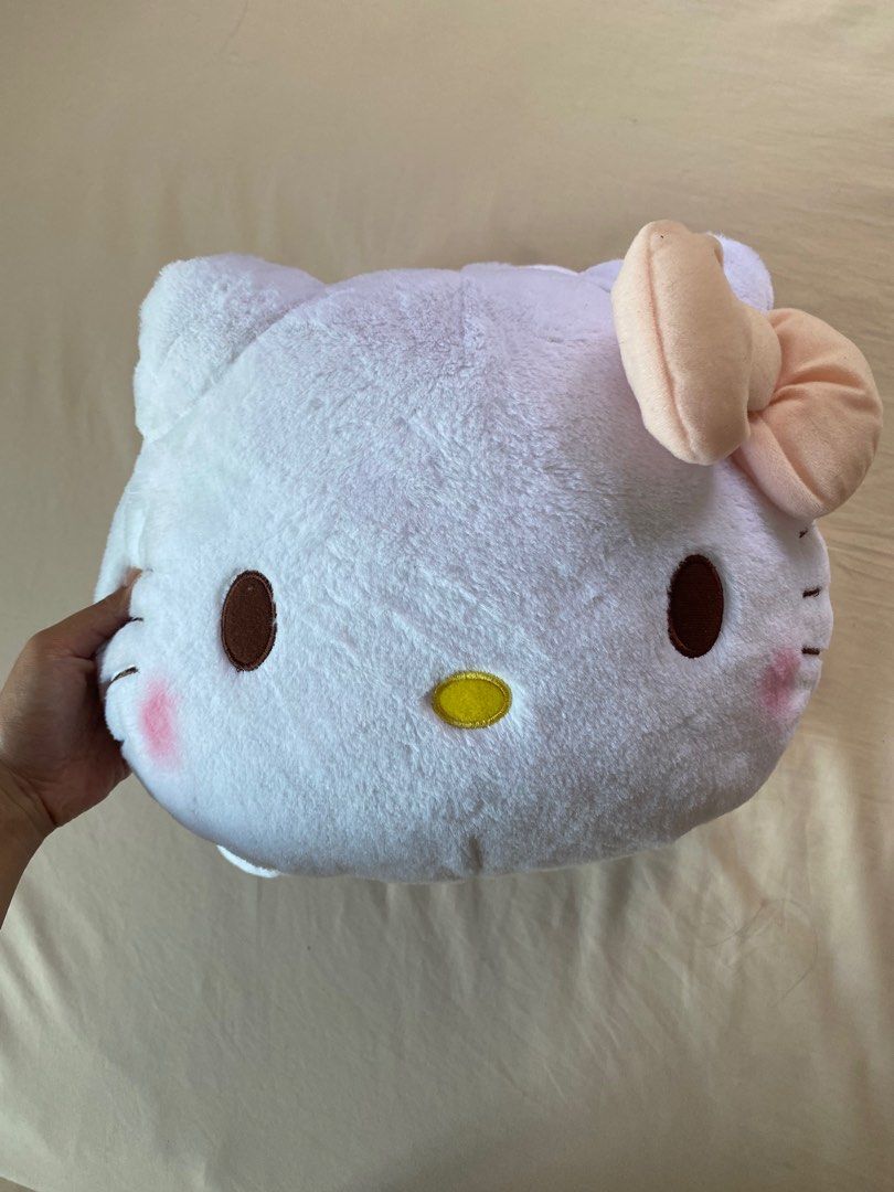 Sanrio Hello Kitty - Red Cheek Giga Jumbo Light Pink x Purple Lying ...