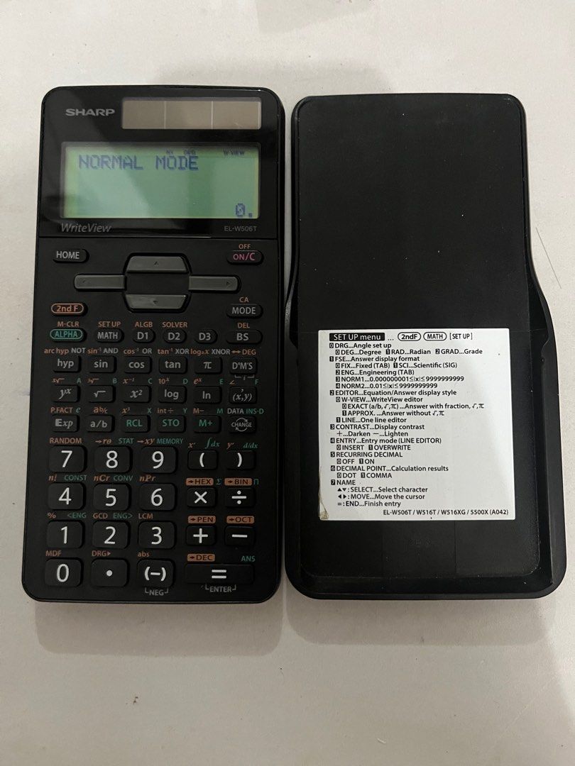 Scientific Calculator Sharp EL-W506T, Mobile Phones & Gadgets, Other Gadgets on Carousell
