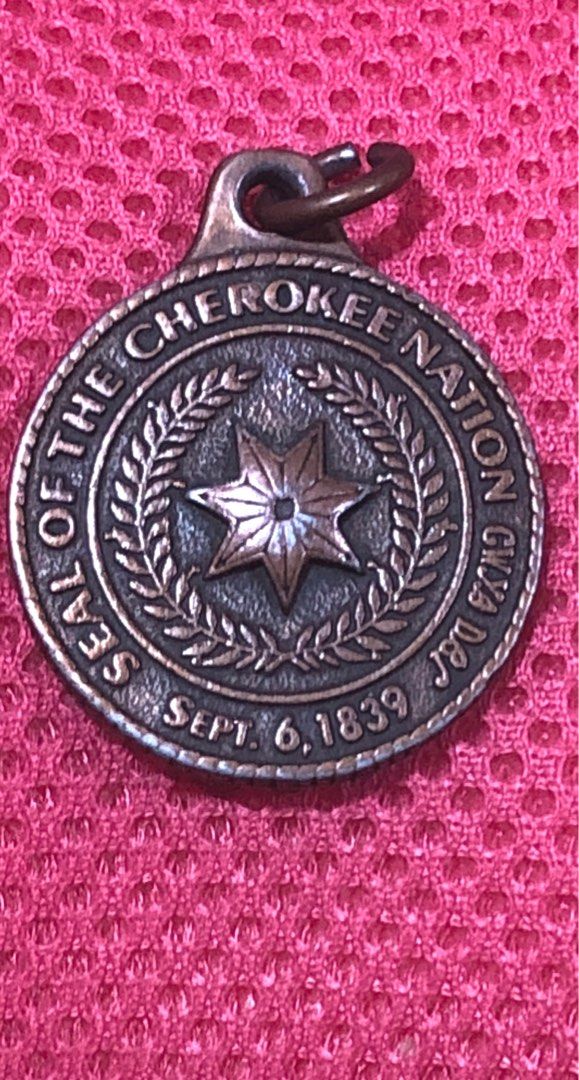 Seal of Cherokee Nation Medal, Hobbies & Toys, Memorabilia ...