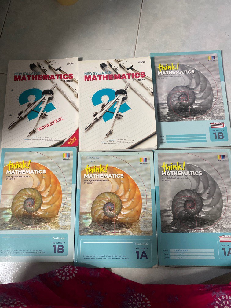 Secondary 1 and 2 Math textbooks, Hobbies & Toys, Books & Magazines ...