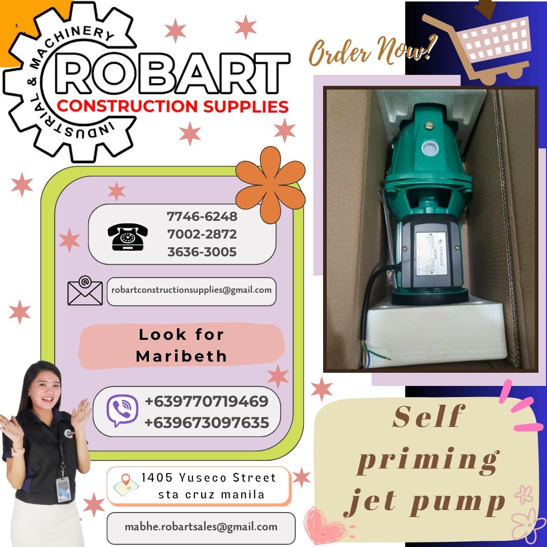Self priming jet pump, Commercial & Industrial, Construction Tools ...