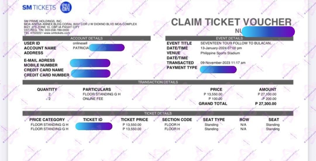 SEVENTEEN FOLLOW TOUR BULACAN PH DAY 1 STANDING H, Tickets & Vouchers, Event Tickets on Carousell