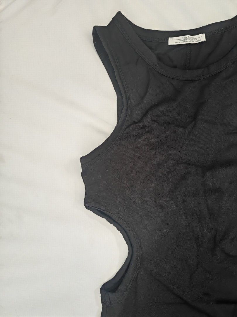 Sexy Black Body Hugging Side Cut Out Womens Fashion Dresses And Sets