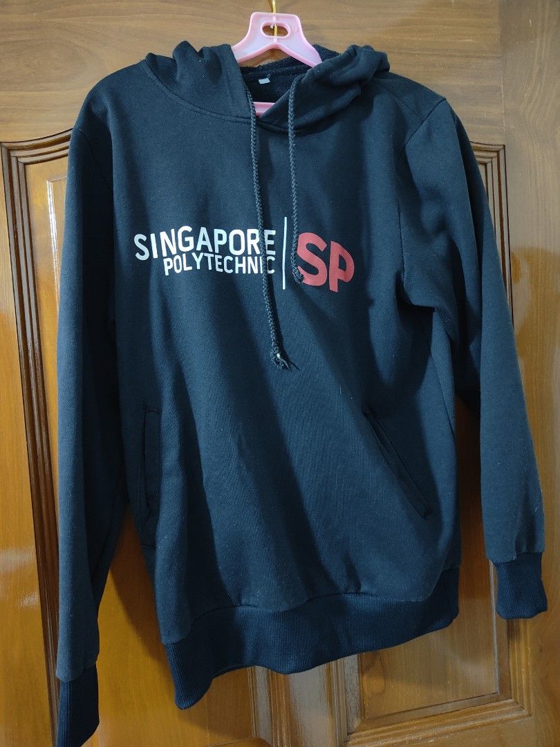 Singapore Polytechnic Black Hoodie, Women's Fashion, Coats, Jackets and ...