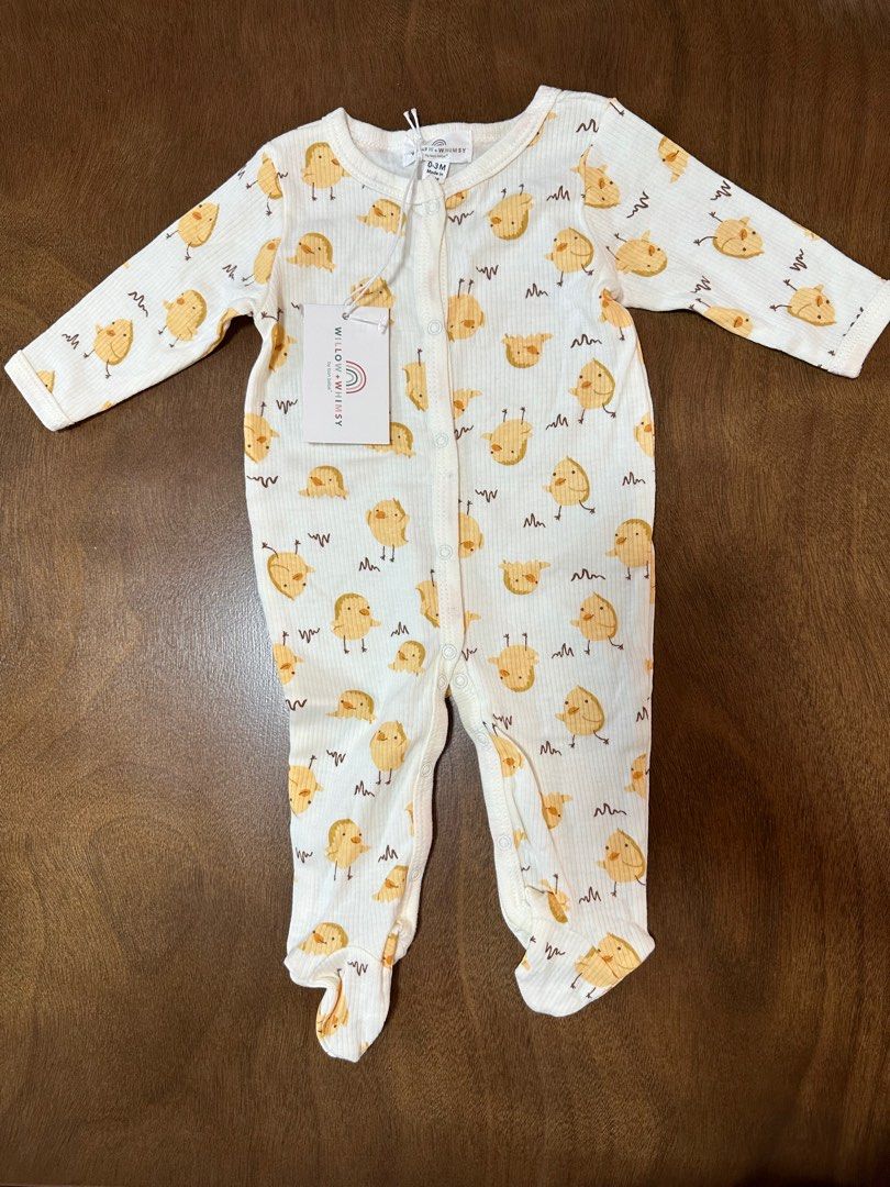 Sleepsuit Willow + Whimsy 0-3 mos, Babies & Kids, Babies & Kids Fashion ...