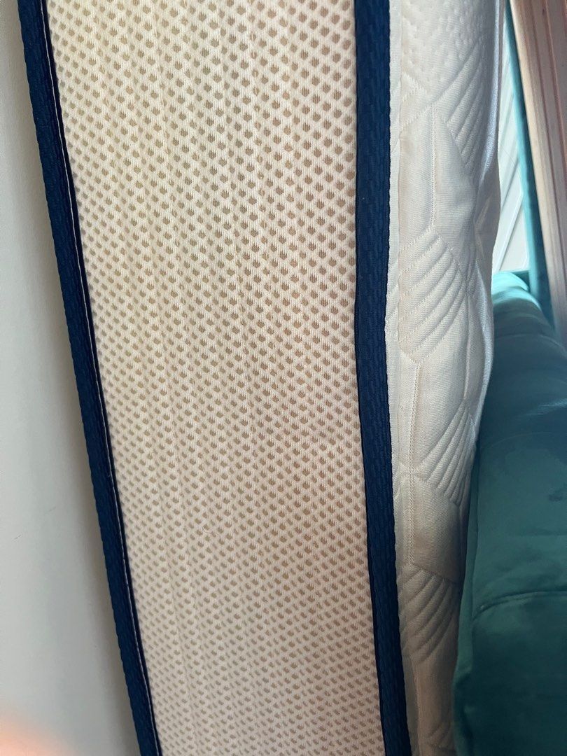 Slim double / super single bed frame and mattress, Furniture & Home ...