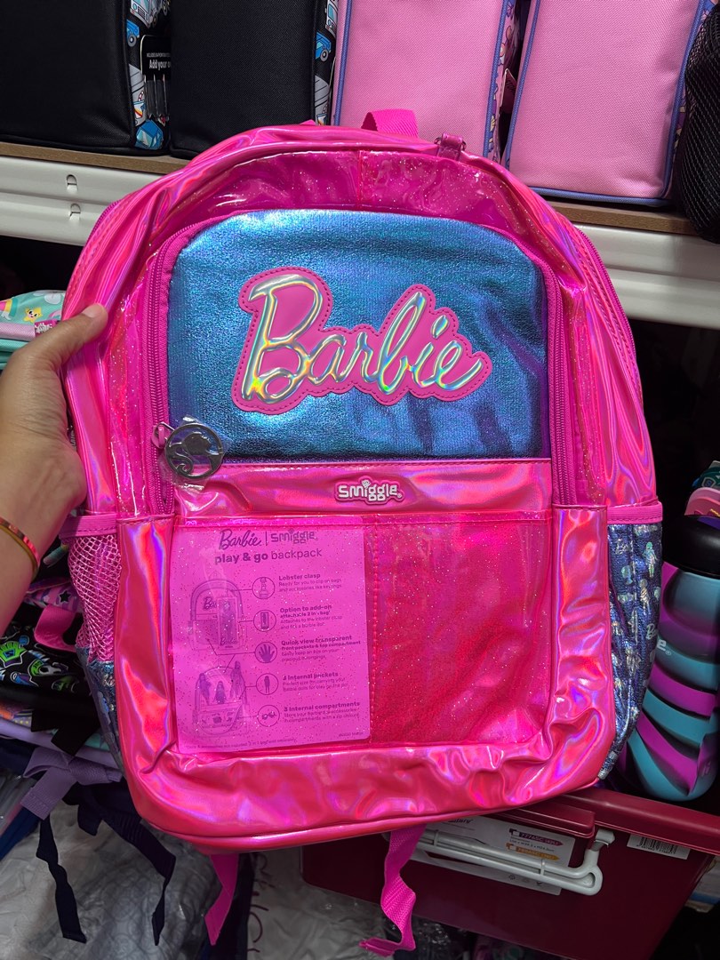 Smiggle Barbie Backpack, Babies & Kids, Babies & Kids Fashion on Carousell