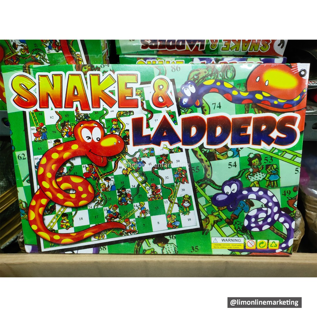 Snake and Ladders Classic Board Game (ordinary), Hobbies & Toys, Toys ...