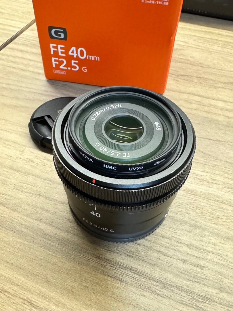 FE 40mm f2.5 G lens, Photography, Cameras on Carousell