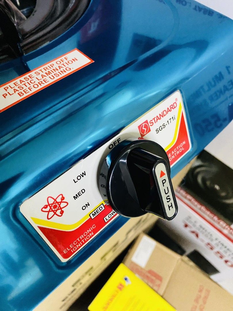 ⚡Standard Single Burner Gas Stove SGS-171i, TV & Home Appliances ...