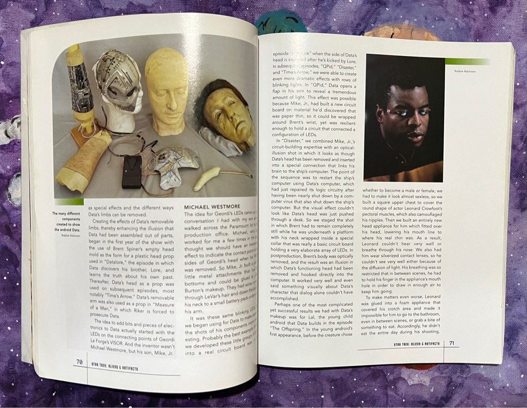 Star Trek Aliens and Artifacts - Westmore, et al, Hobbies & Toys, Books ...