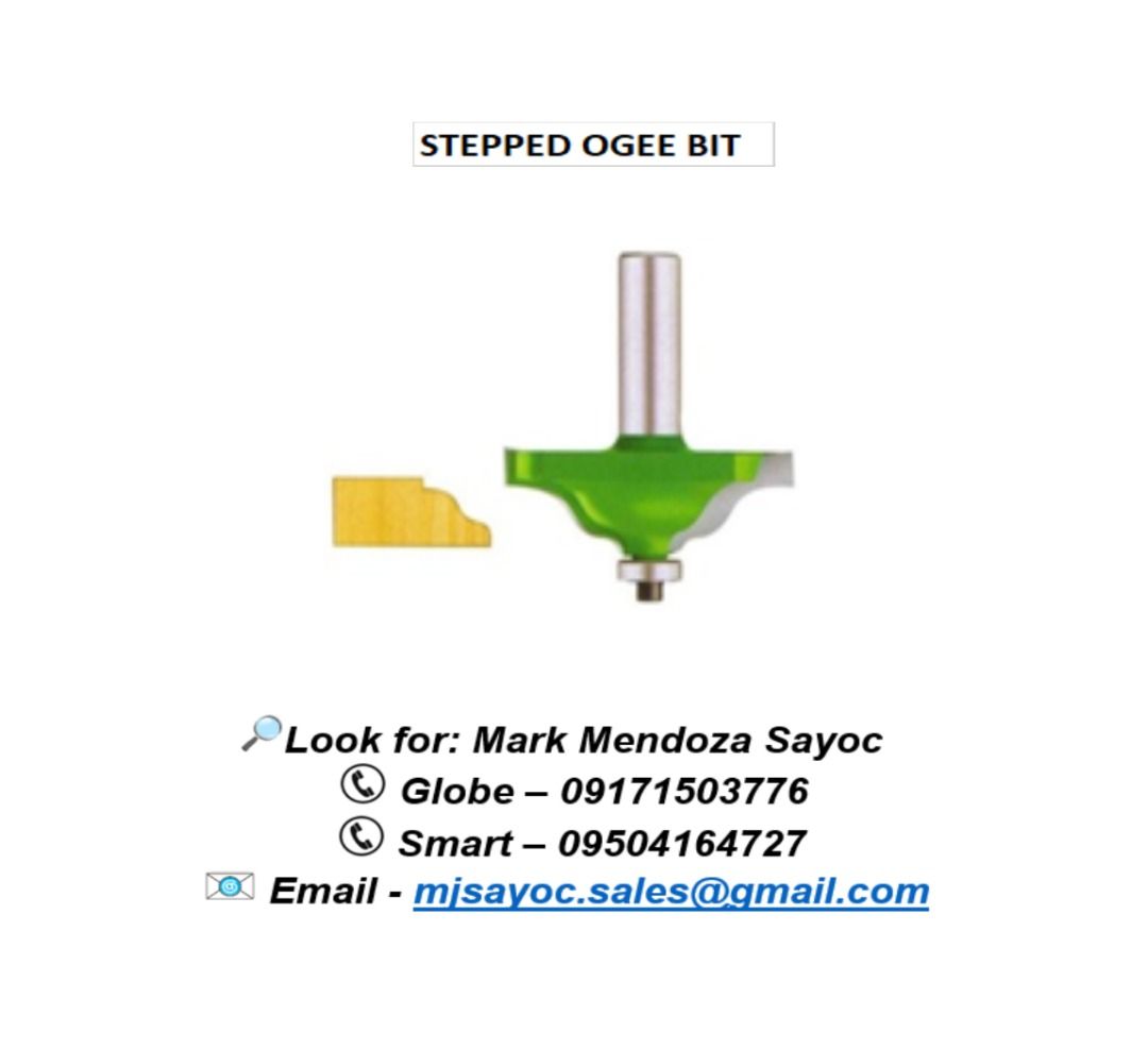 STEPPED OGEE BIT, Commercial & Industrial, Construction Tools ...