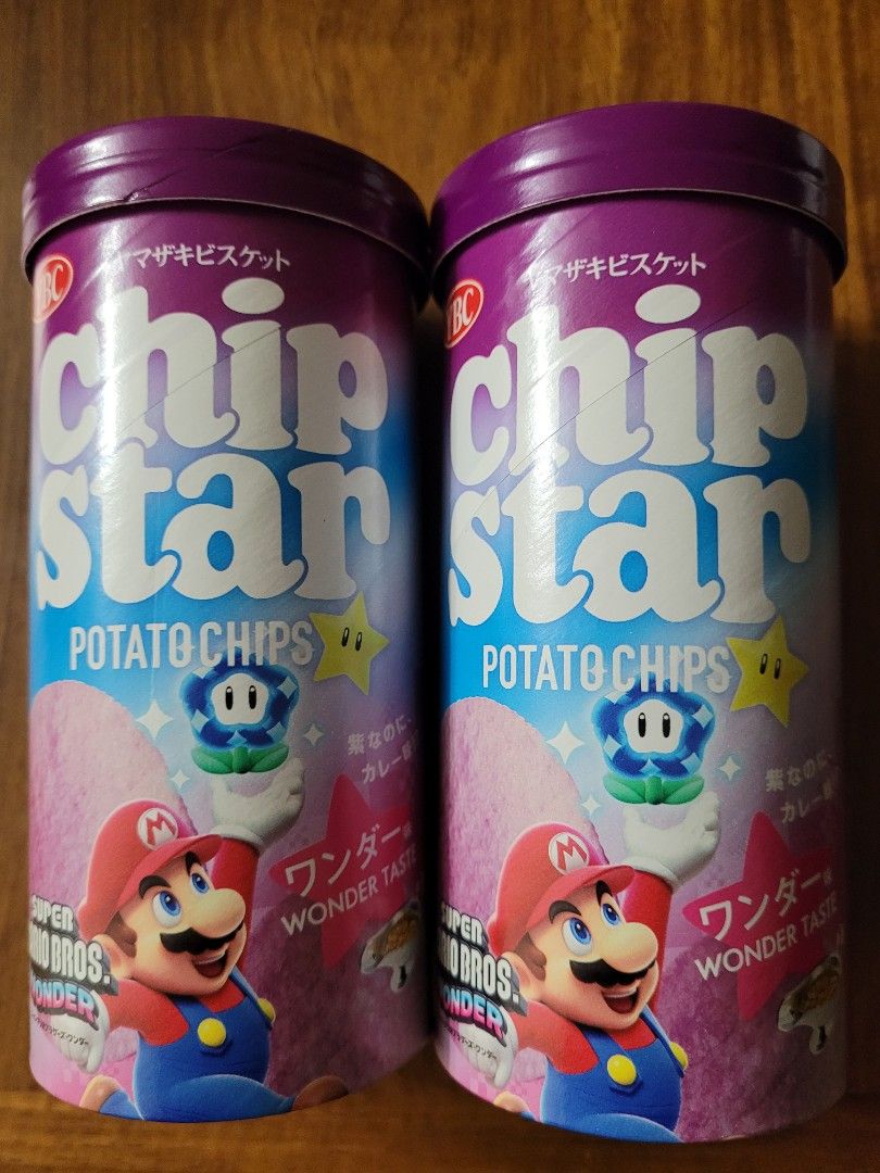 Super Mario chips star 薯片 Wonder taste, 嘢食 & 嘢飲, 包裝食物&即食食物 - Carousell