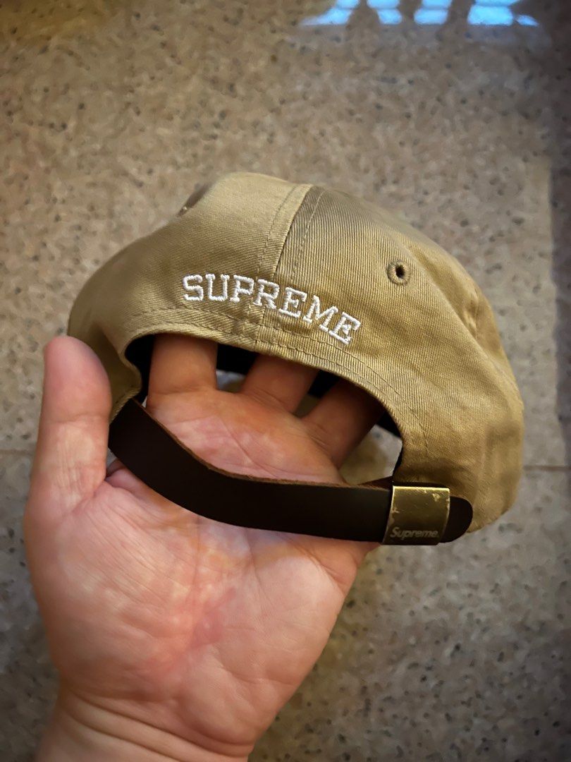 SUPREME S LOGO BEIGE CAP, Men's Fashion, Watches & Accessories, Caps ...