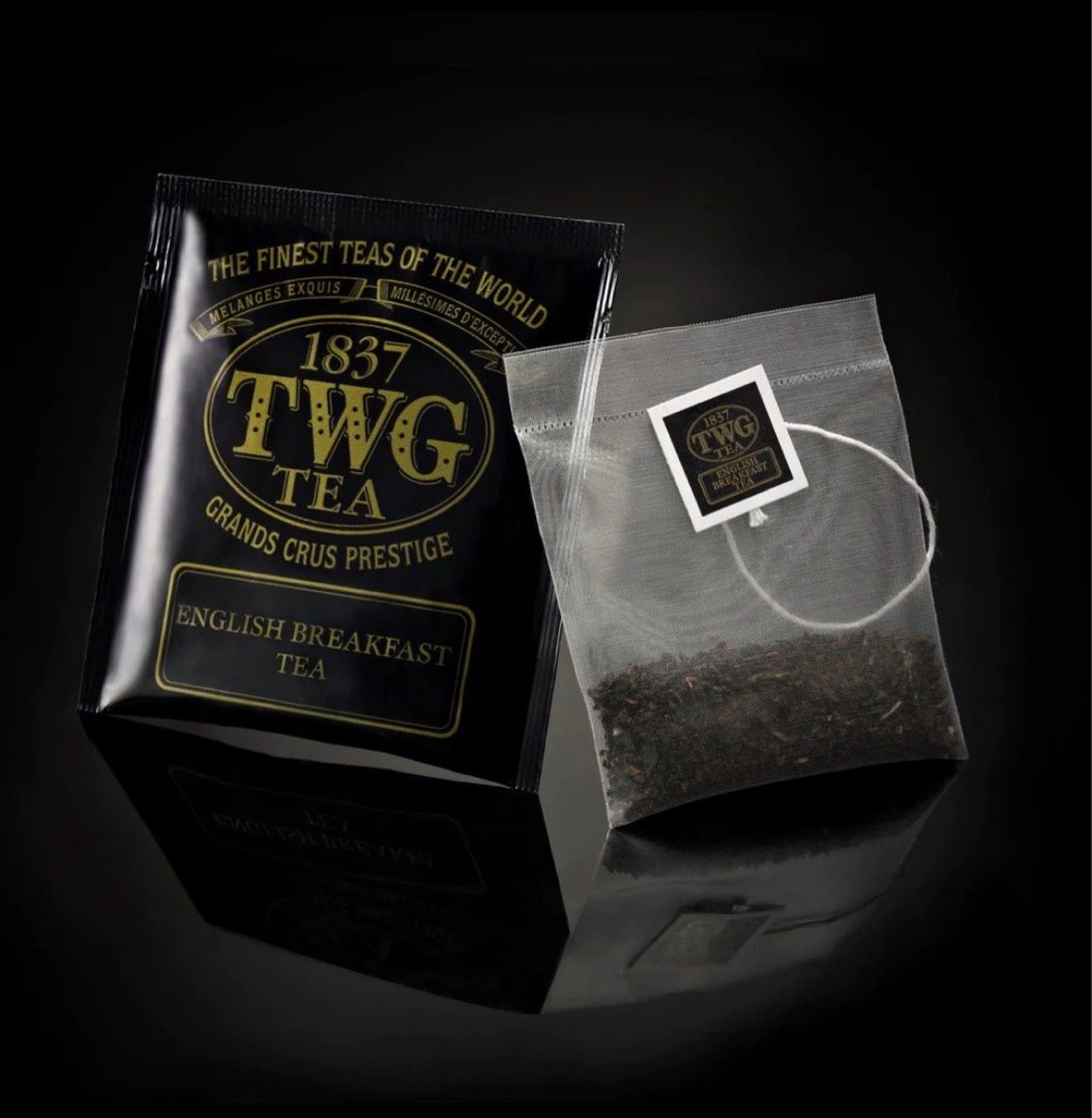Tea WG 英式早餐茶茶包 散裝 TWG English Breakfast Teabags, 嘢食 & 嘢飲, 飲料 - Carousell