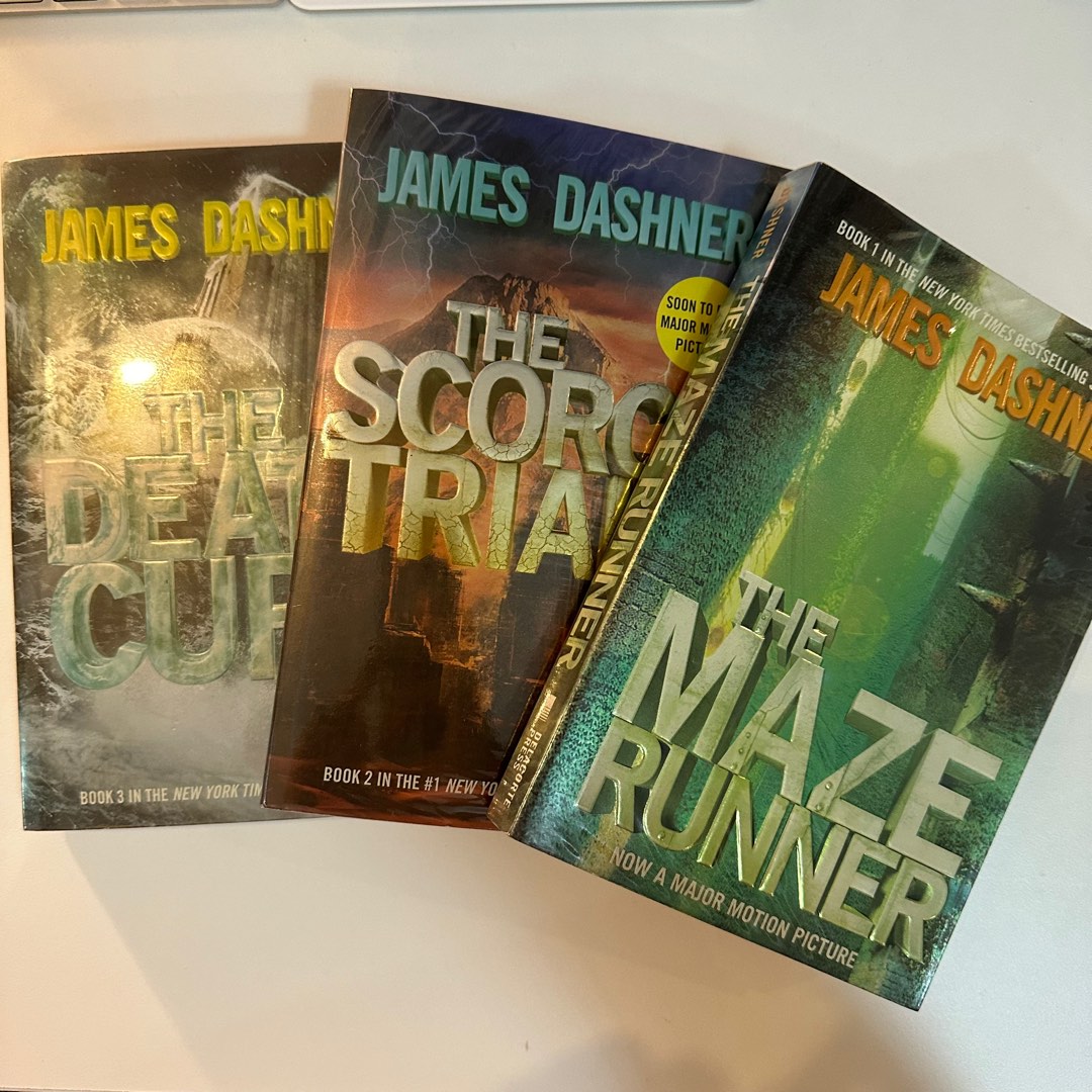 The Maze Runner Series Trilogy Book Bundle, Hobbies & Toys, Books ...