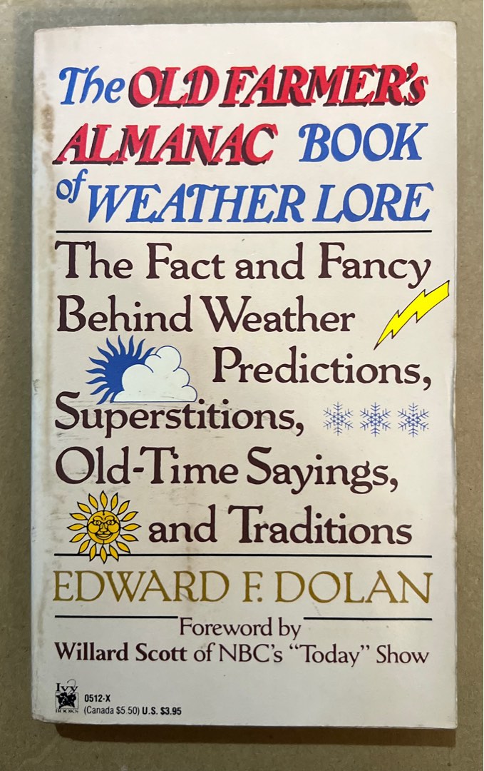 The Old Farmers Almanac Book of Weather Lore - Edward F. Dolan, Hobbies ...