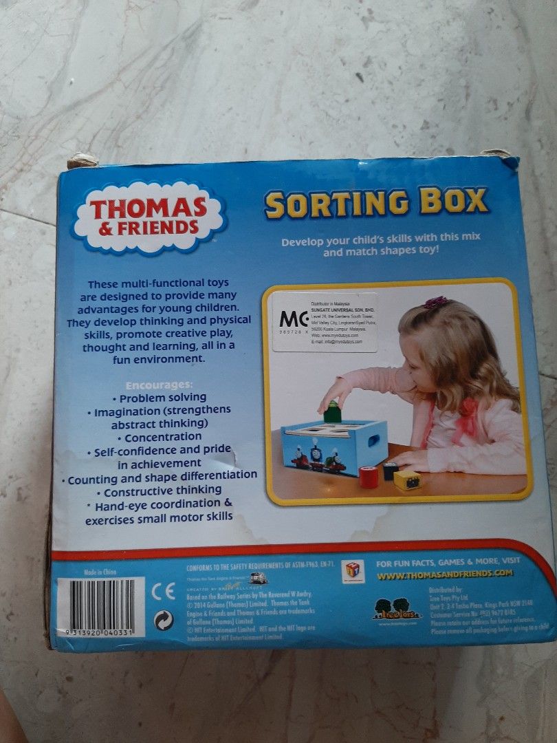 Thomas sorting box, Toys & Collectibles, Mainan di Carousell