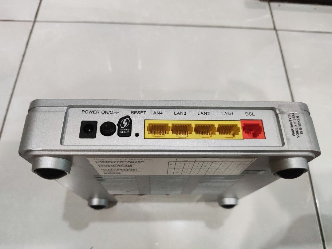 Tm Modem Router Silver Colour Computers And Tech Parts And Accessories Networking On Carousell