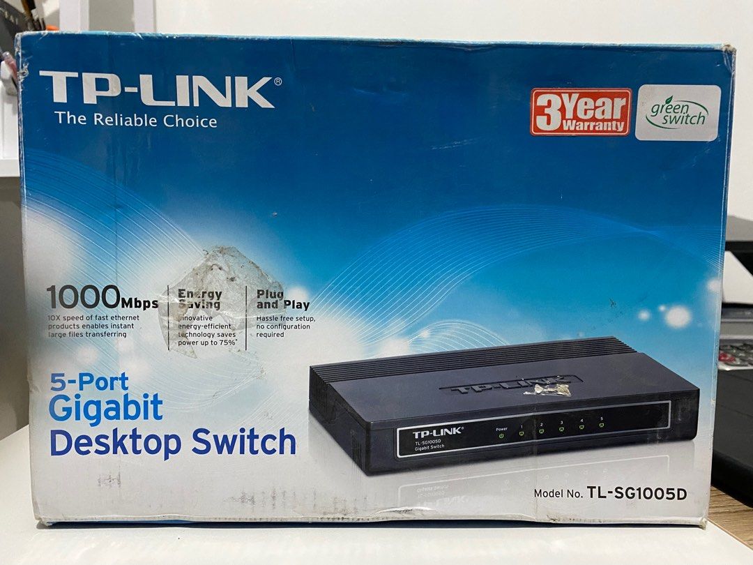 TP Link 5 Port Gigabit Desktop Switch, Computers & Tech, Parts ...