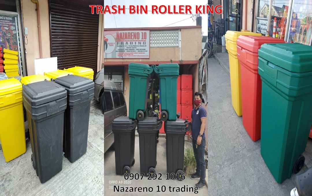 trash bin 643 Roller king, Furniture & Home Living, Cleaning & Homecare ...