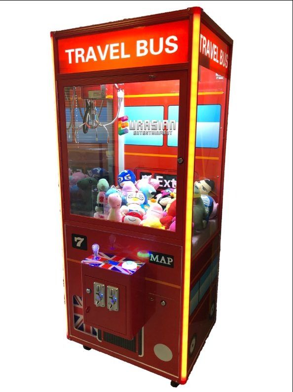 TRAVEL BUS CLAW ARCADE MACHINE / CRANE ARCADE MACHINE / PRE-ORDER BASIS ...