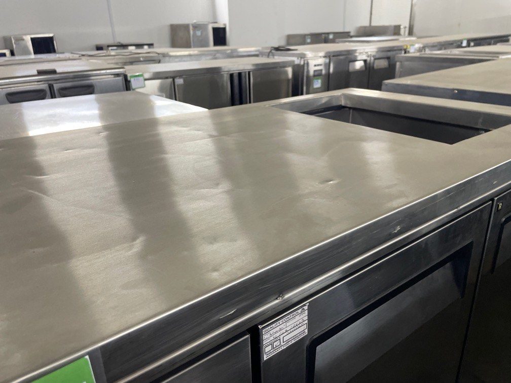 Turbo air 2 door open top counter chiller / commercial counter chiller ...