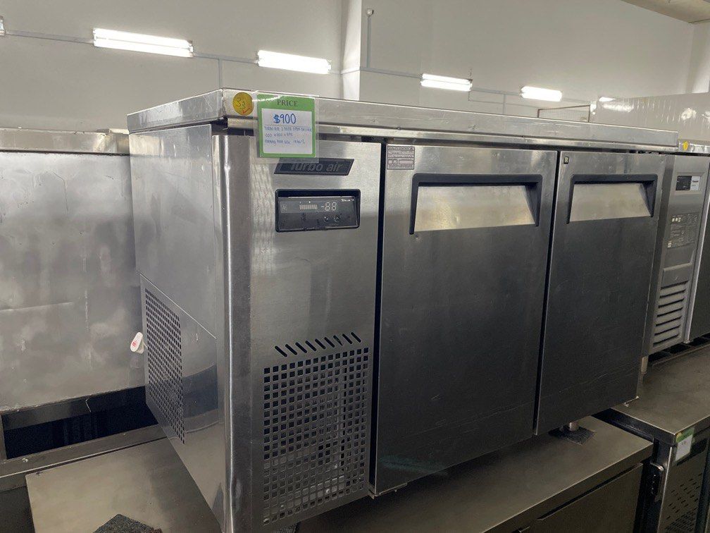 Turbo air 2 door open top counter chiller / commercial counter chiller ...