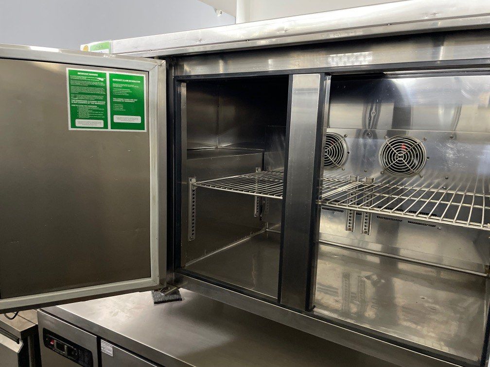 Turbo air 2 door open top counter chiller / commercial counter chiller ...