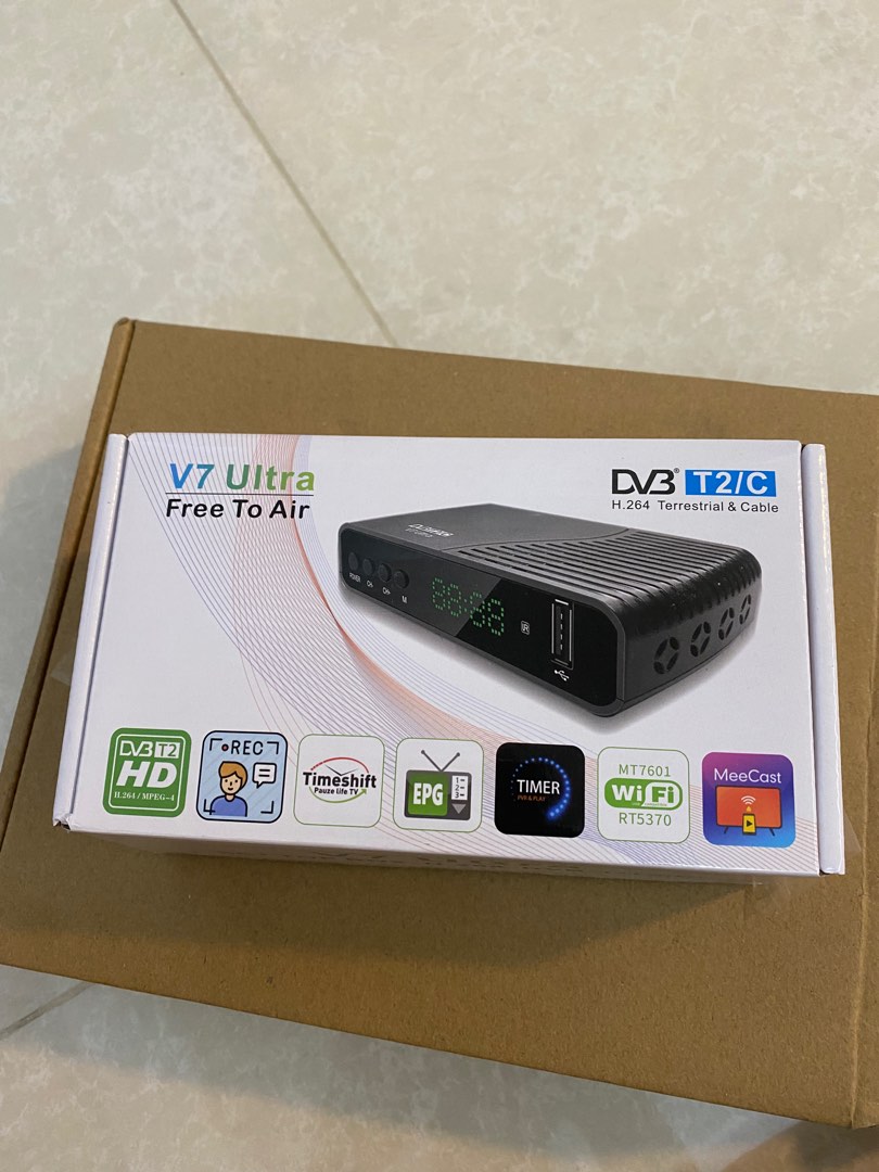TV Box - V7 Ultra standard box (no wifi), TV & Home Appliances, TV & Entertainment ...