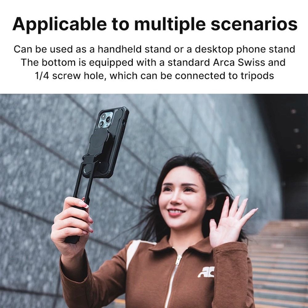 Ulanzi O-LOCK Z-Style Stand Quick Release Mount for Smartphone, Mobile ...