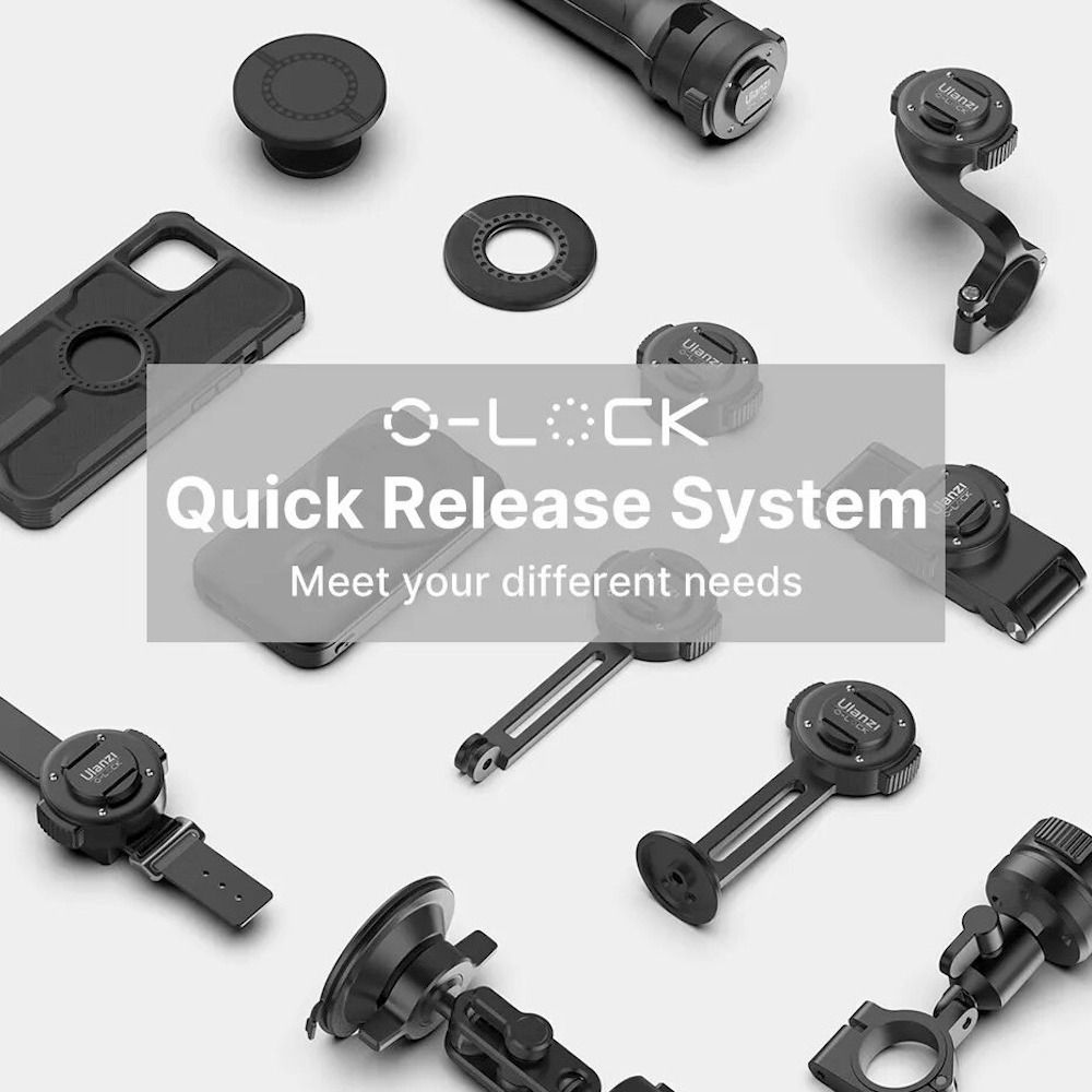 Ulanzi O-LOCK Z-Style Stand Quick Release Mount for Smartphone, Mobile ...