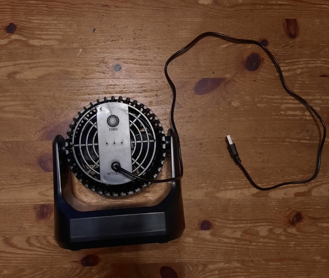 USB Powerpac Fan, Furniture & Home Living, Lighting & Fans, Fans on ...