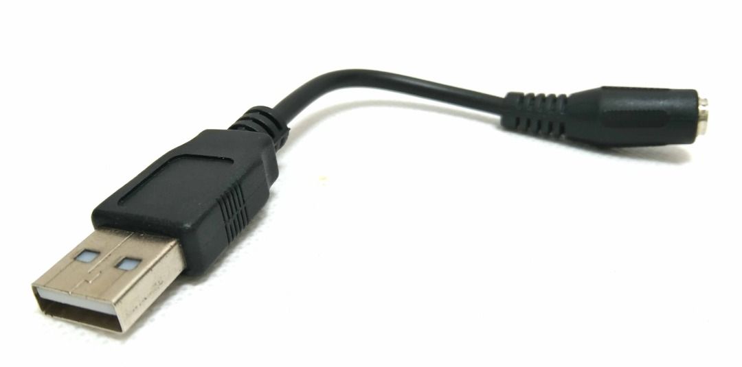 USB to 2.5mm female Audio jack-port Microphone Adapter Cable, Audio ...