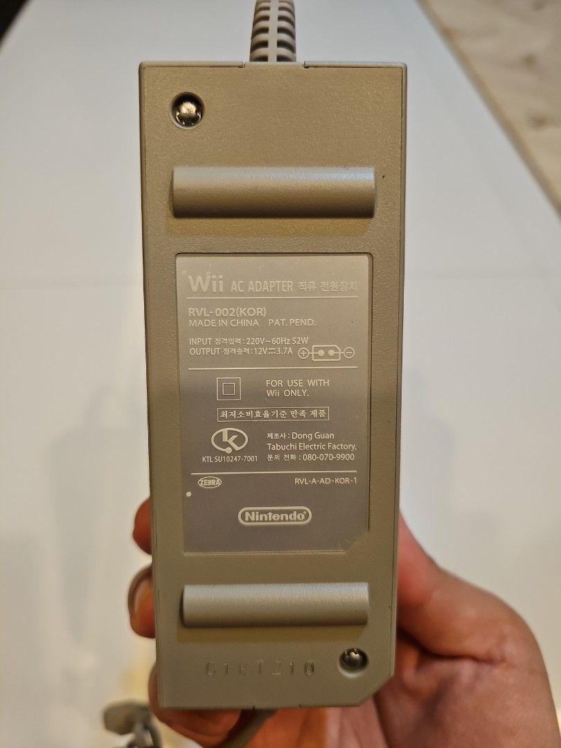 Used Nintendo Wii Power Supply, Computers & Tech, Parts & Accessories ...